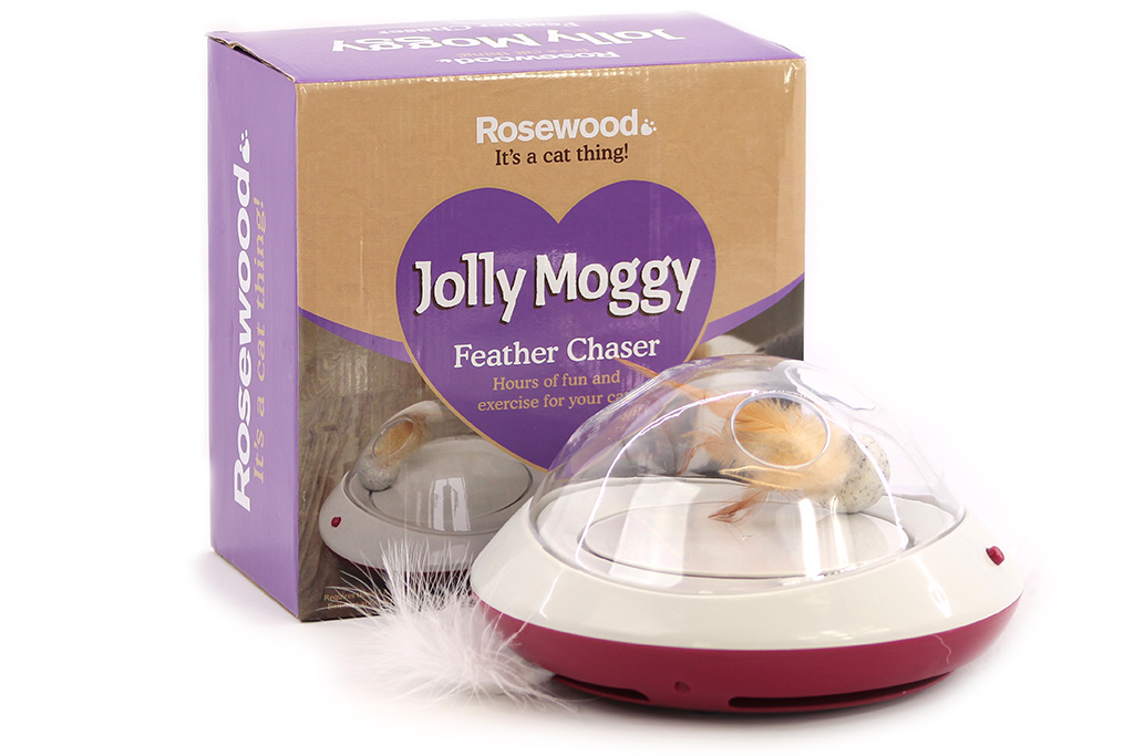 Interaktivní hračka pro kočky Feather Chaser • HafHaf-shop.cz