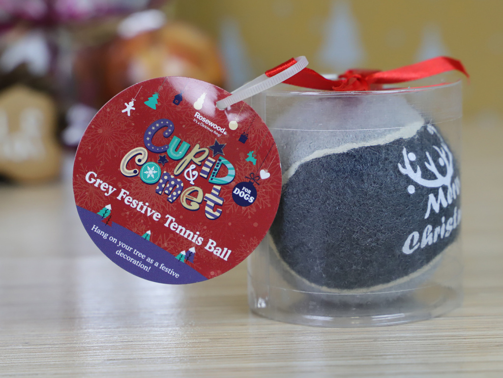 Hračka pro psy – míček Merry Christmas • HafHaf-shop.cz